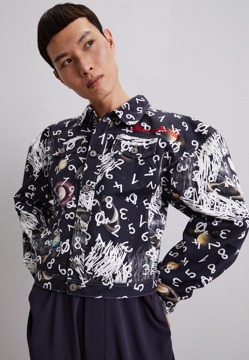 Vivienne Westwood BOXER JACKET - Summer jacket - black denim/multi ...