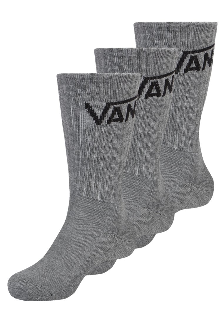Vans MN CLASSIC CREW (6.5-9, 3PK) - Socks - heather grey/mottled grey ...