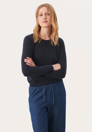 Polo Club COLORS BLOCK PC W CLASSIC - Pullover - navy/bleu - ZALANDO.FR