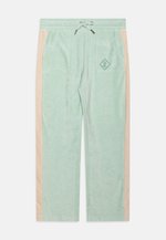 Juicy Couture TOWELLING WIDE LEG - Tracksuit bottoms - surf spray/light ...