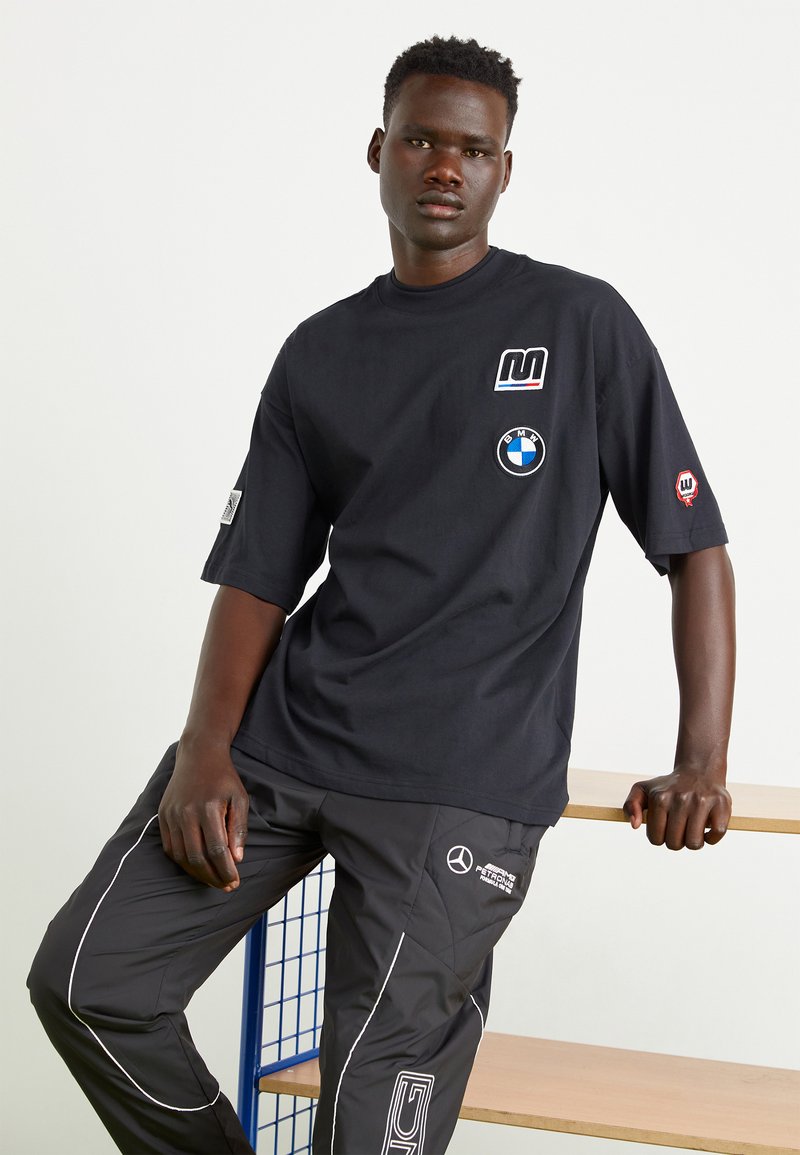 Puma BMW GARAGE CREW TEE - Camiseta estampada - black/negro - Zalando.es
