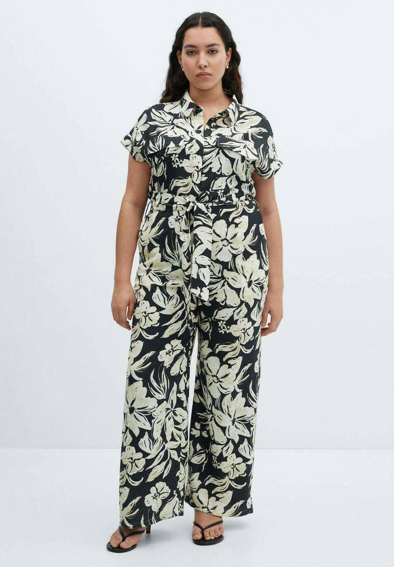 Mango Jumpsuit - black/schwarz - Zalando.at