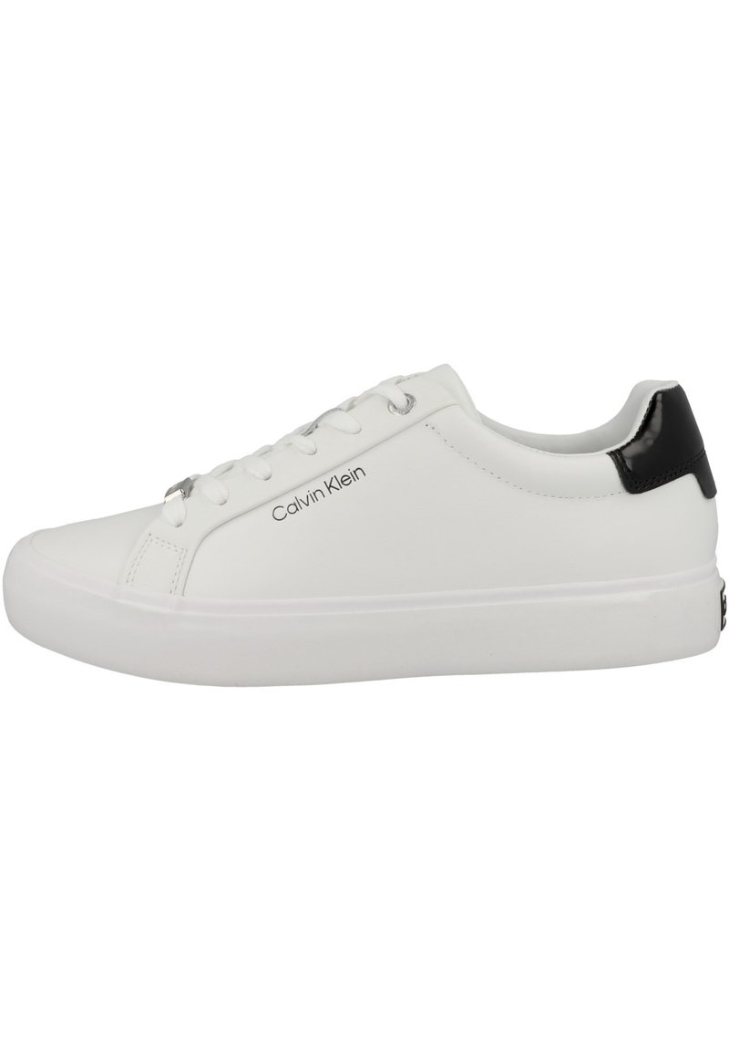Calvin Klein VULCANIZED LACE UP LOW - Sneaker low - bright white/weiß ...