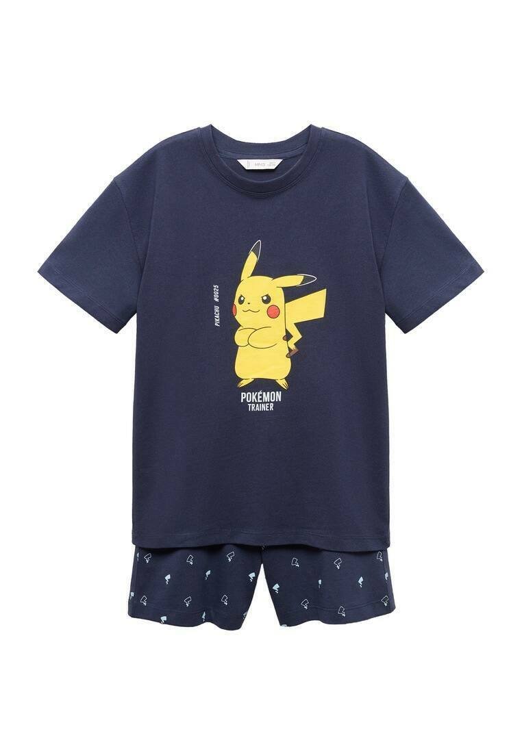 Mango Kids PIKACHU SET - Pyjama set - royal blue - Zalando