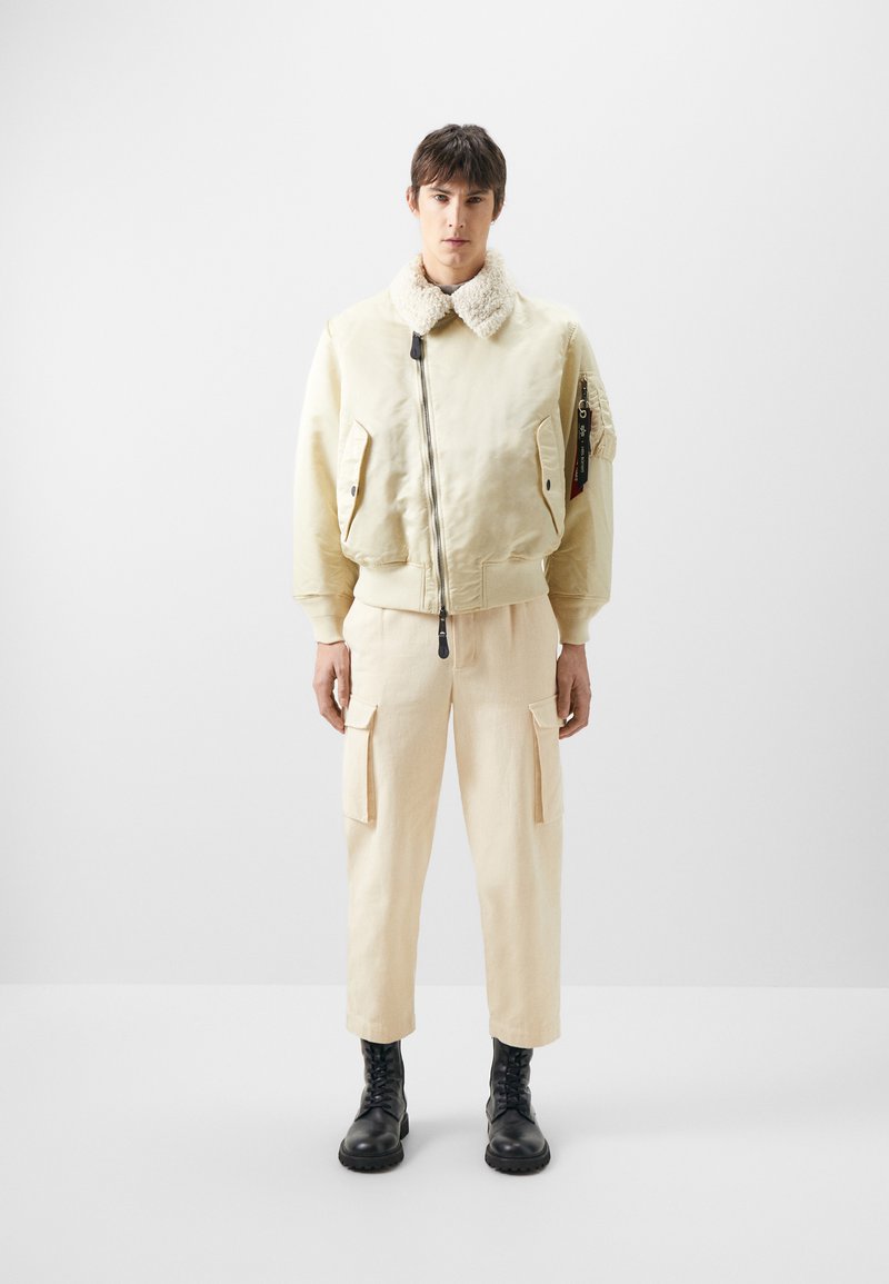 Neil Barrett NEIL BARRETT BIKER JACKET - Bomberjacke - natural/offwhite ...