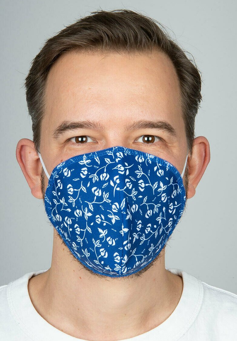Threadbare 5 PACK - Stoffmaske - blue/white/blau - Zalando.de