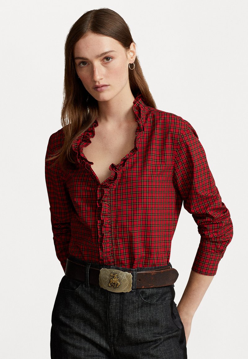 Polo Ralph Lauren CASY LONG SLEEVE BUTTON FRONT SHIRT - Button-down ...