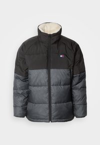 Tommy Jeans TWO TONE PUFFER - Winterjas - black/zwart - Zalando.be