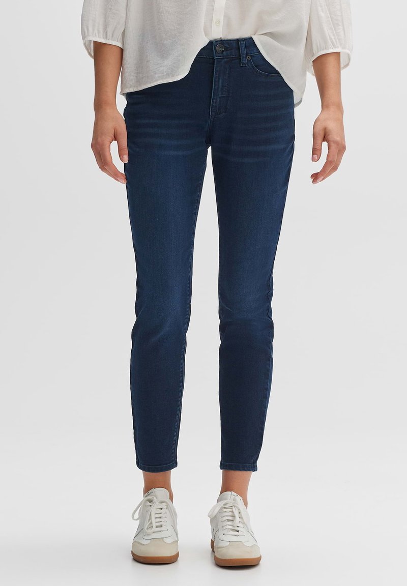 Opus ELMA MIDNIGHT - Jeans Slim Fit - deep vintage blue/dark-blue denim ...