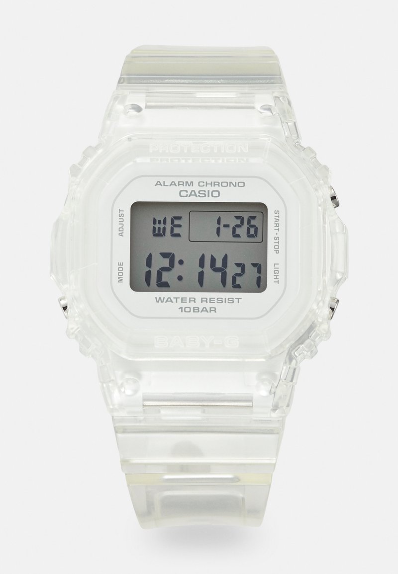 Casio Digitaluhr - transparent white/weiß - Zalando.de