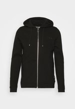 BALR. STRAIGHT ZIP THRU HOODIE - Gilet - black/noir - ZALANDO.BE