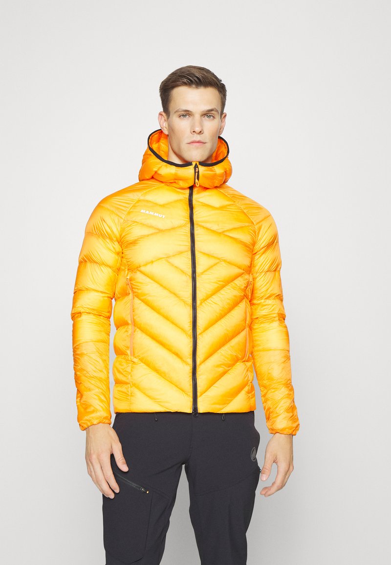 Mammut TAISS HOODED JACKET MEN - Dunjacka - dark tangerine/orange ...