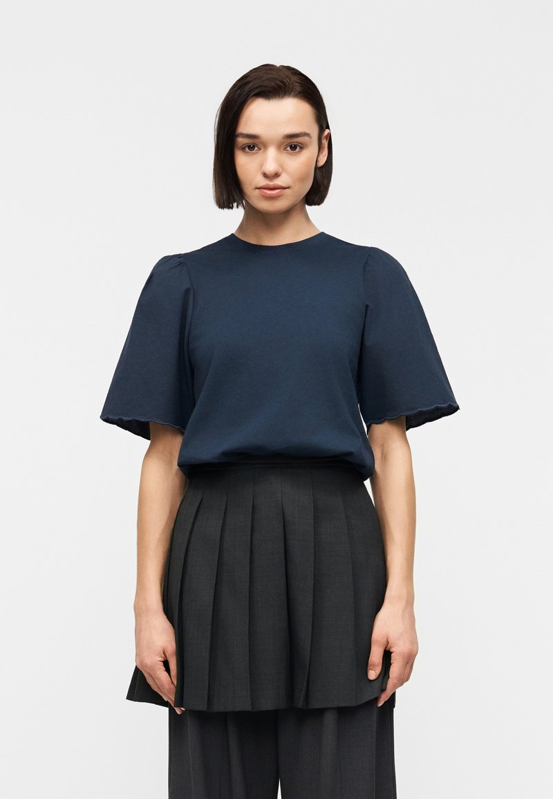 ONLY ONLVERONIKA LIFE - Print T-shirt - navy blazer/dark blue - Zalando