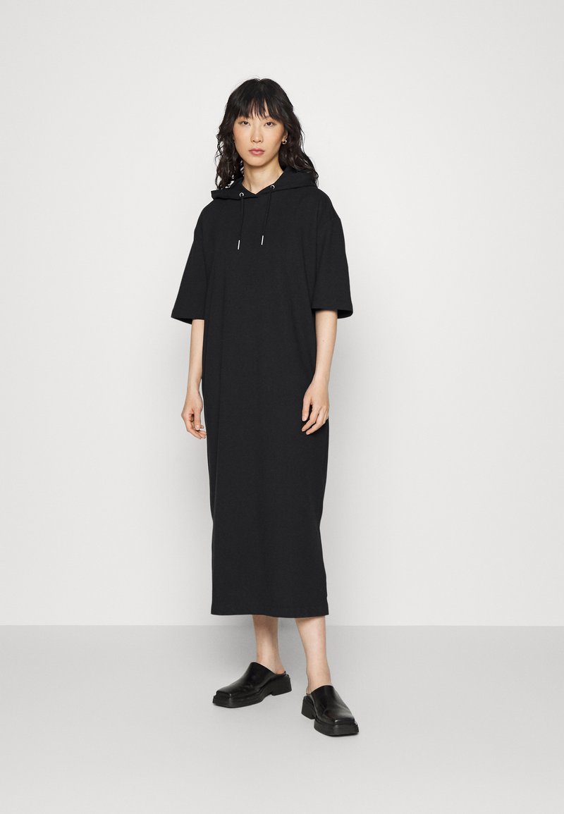 edc by Esprit HOOD DRESS - Jurk - black/zwart - Zalando.nl