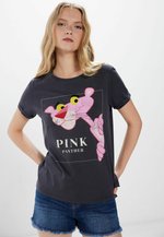 Springfield T-Shirt print - dark grey/dunkelgrau - Zalando.de