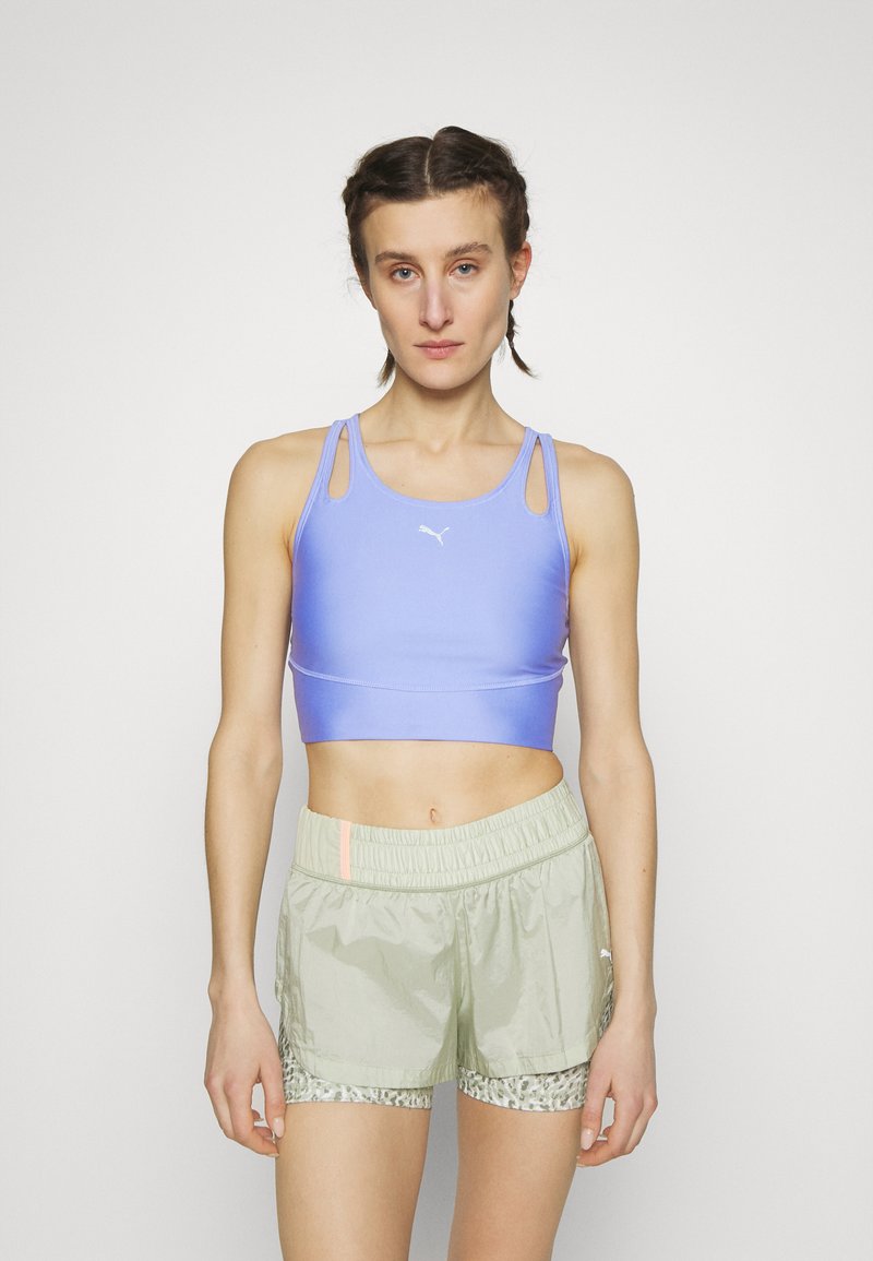 Puma RUN ULTRAFORM CROP TANK - Toppe - elektro purple/lilla - Zalando.dk