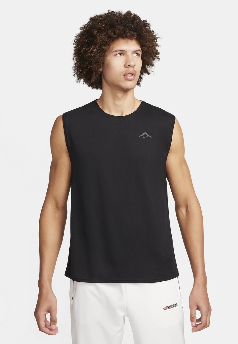 Nike Performance SOLAR CHASE TRAIL - Top - black anthracite summit ...