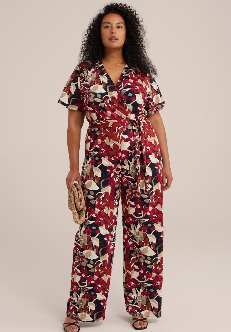 WE Fashion Jumpsuit - multi coloured/rood - Zalando.nl