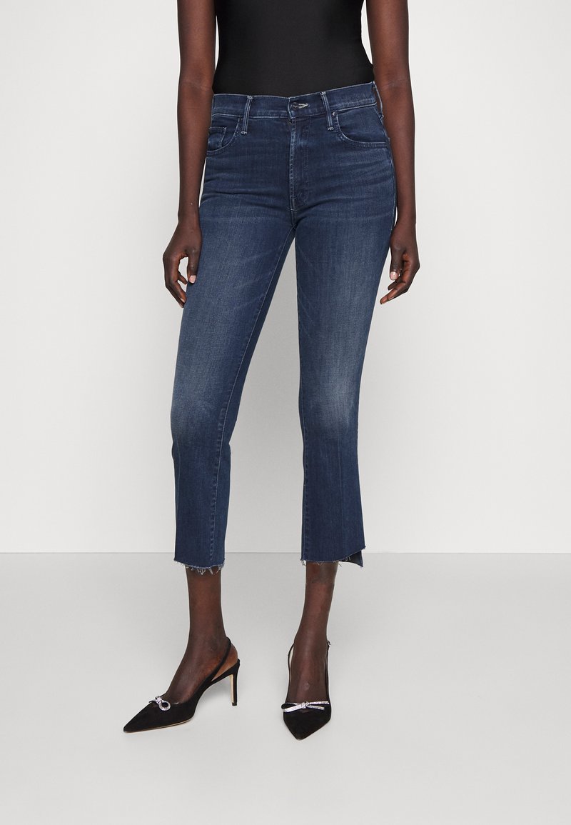 Mother INSIDER CROP STEP FRAY - Slim fit -farkut - good for you ...