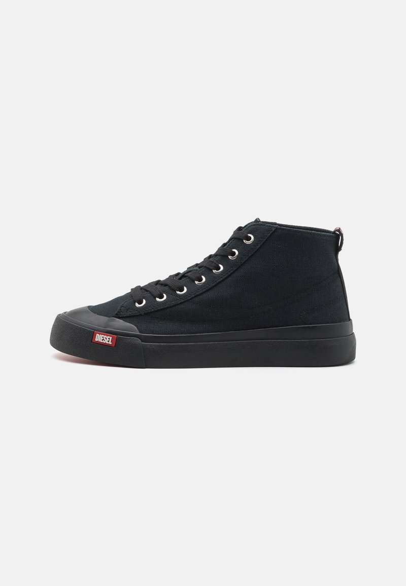 Diesel S-ATHOS MID - High-top trainers - black - Zalando.co.uk