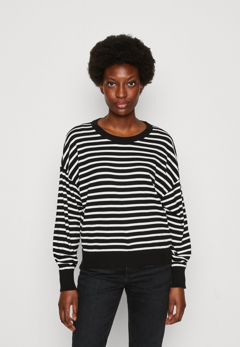 edc by Esprit SWEATER - Jumper - black/black - Zalando