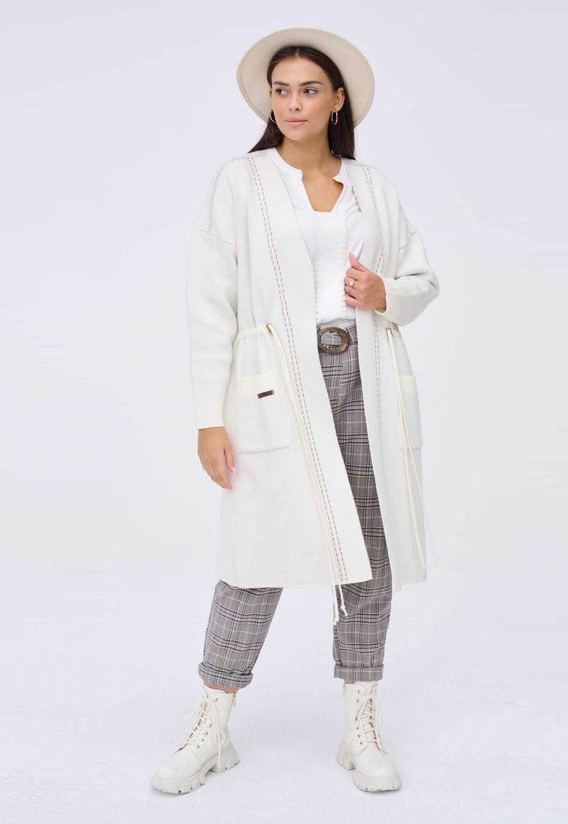 blue shadow HAGS EKRI - Strickjacke - white/weiß - Zalando.de