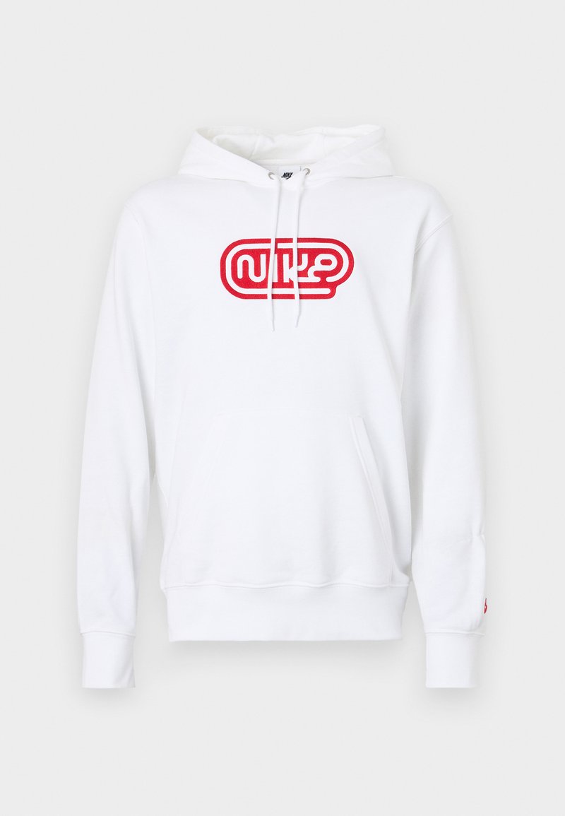 Nike Sportswear CLUB HOODIE FONT - Sweat à capuche - white/university ...