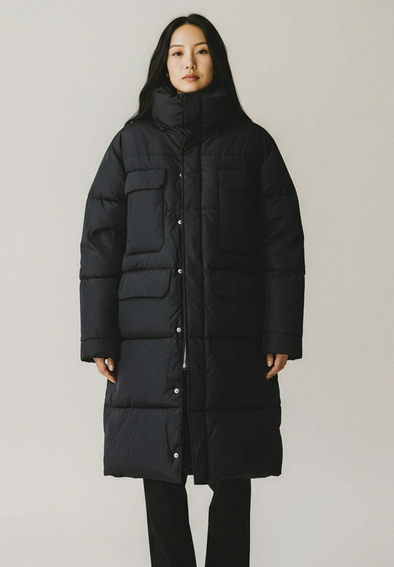 Sixth June Wintermantel - black/schwarz - Zalando