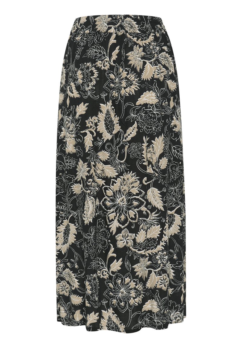 Kaffe KALENA - Maxirock - black savannah tan paisley/schwarz - Zalando.de