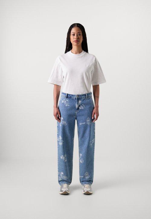 Carhartt WIP PIERCE PANT STRAIGHT - Jeans Relaxed Fit - black stone ...