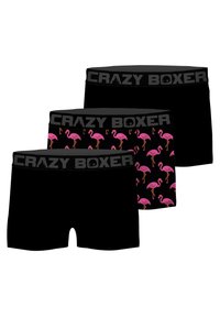 Crazy Boxer 3 PACK - Culotte - black pink flamingo/multicolor - Zalando.es