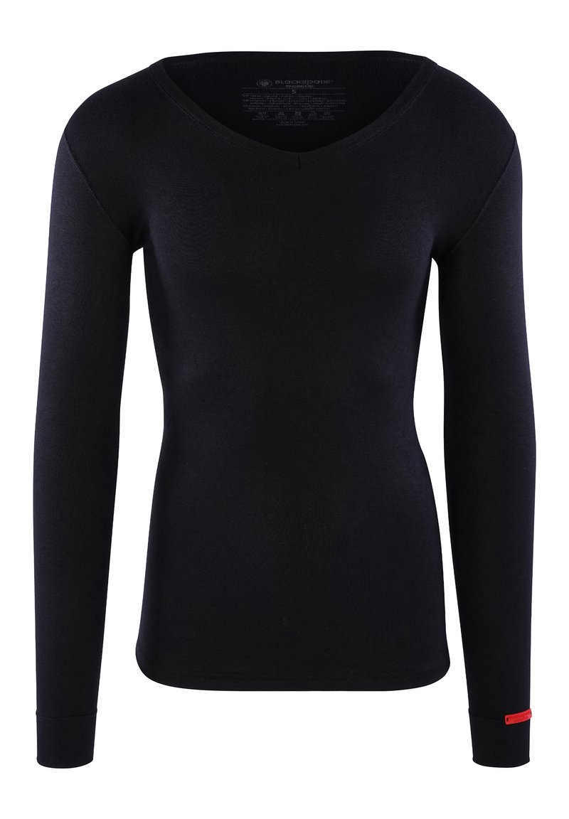 Blackspade THERMAL LONGSLEEVE -V-NECK - Hemd - black/zwart - Zalando.nl