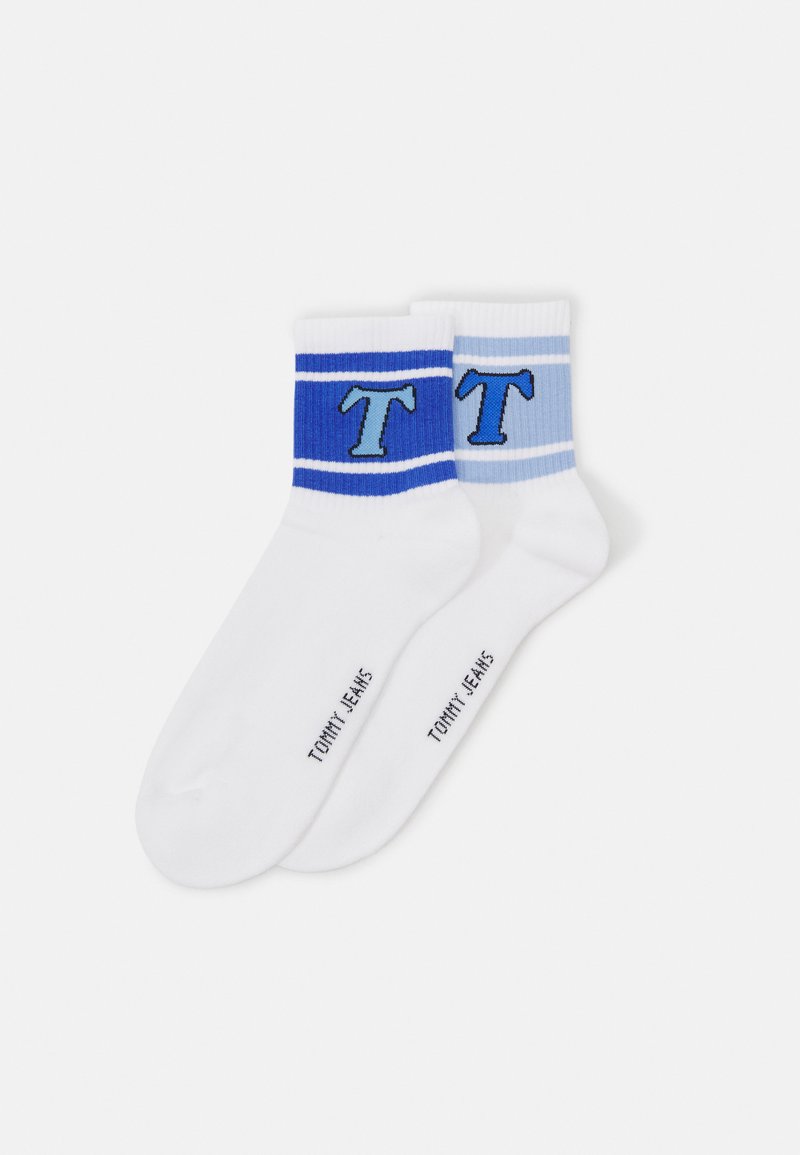 Tommy Jeans SHORT PATCH UNISEX 2 PACK - Socks - empire blue/blue - Zalando