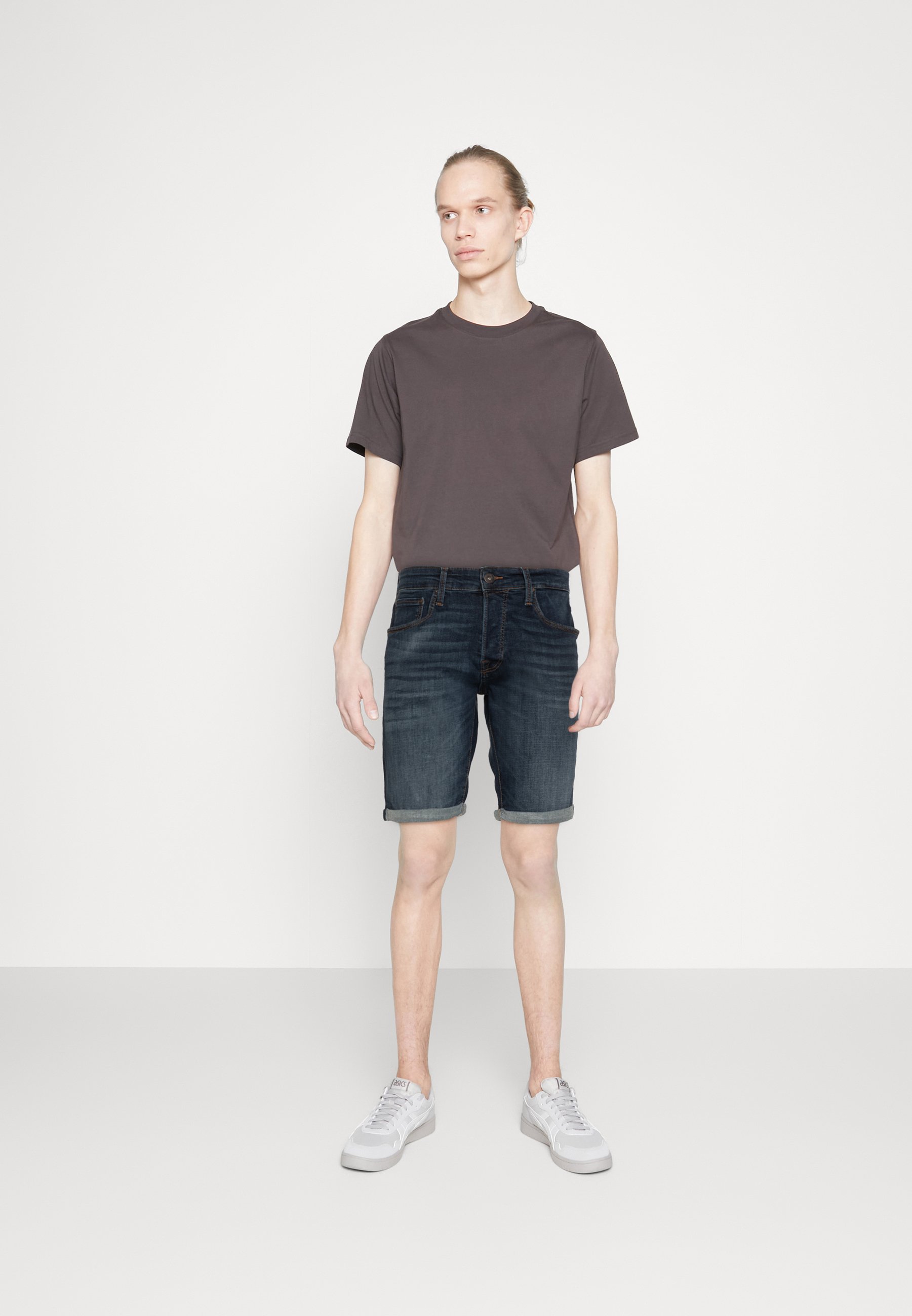 Jack & Jones JJIRICK JJICON - Jeans Shorts - blue denim - Zalando.ch