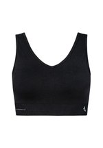 carpatree SIMPLY SEAMLESS - Sport-BH mit mittlerer Stützkraft - black ...