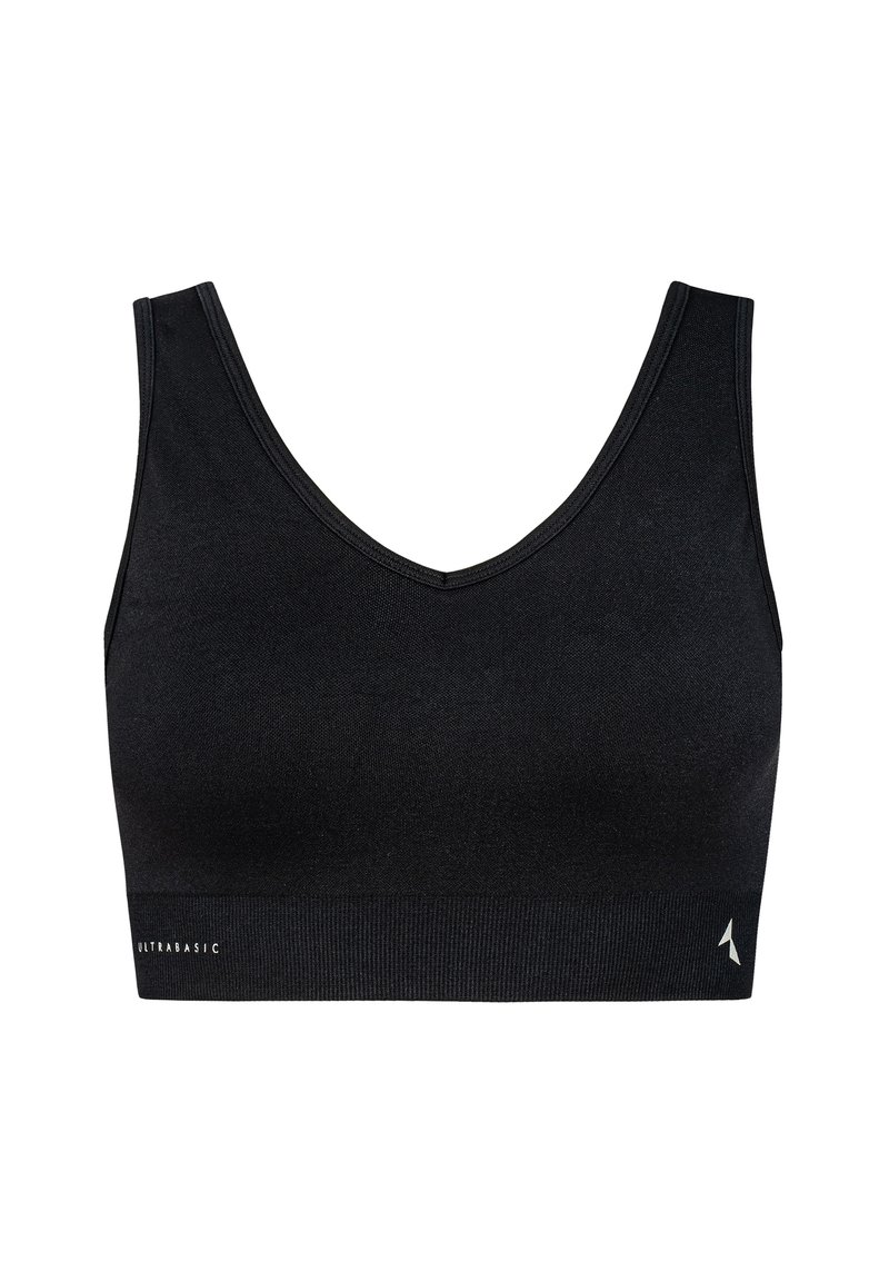 Carpatree SIMPLY SEAMLESS - Sport-BH mit mittlerer Stützkraft - black ...