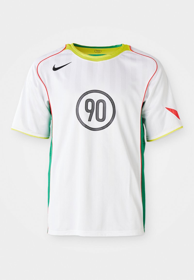 Nike Sportswear T-90 FOOTBALL JERSEY - T-shirt imprimé - white/opti ...