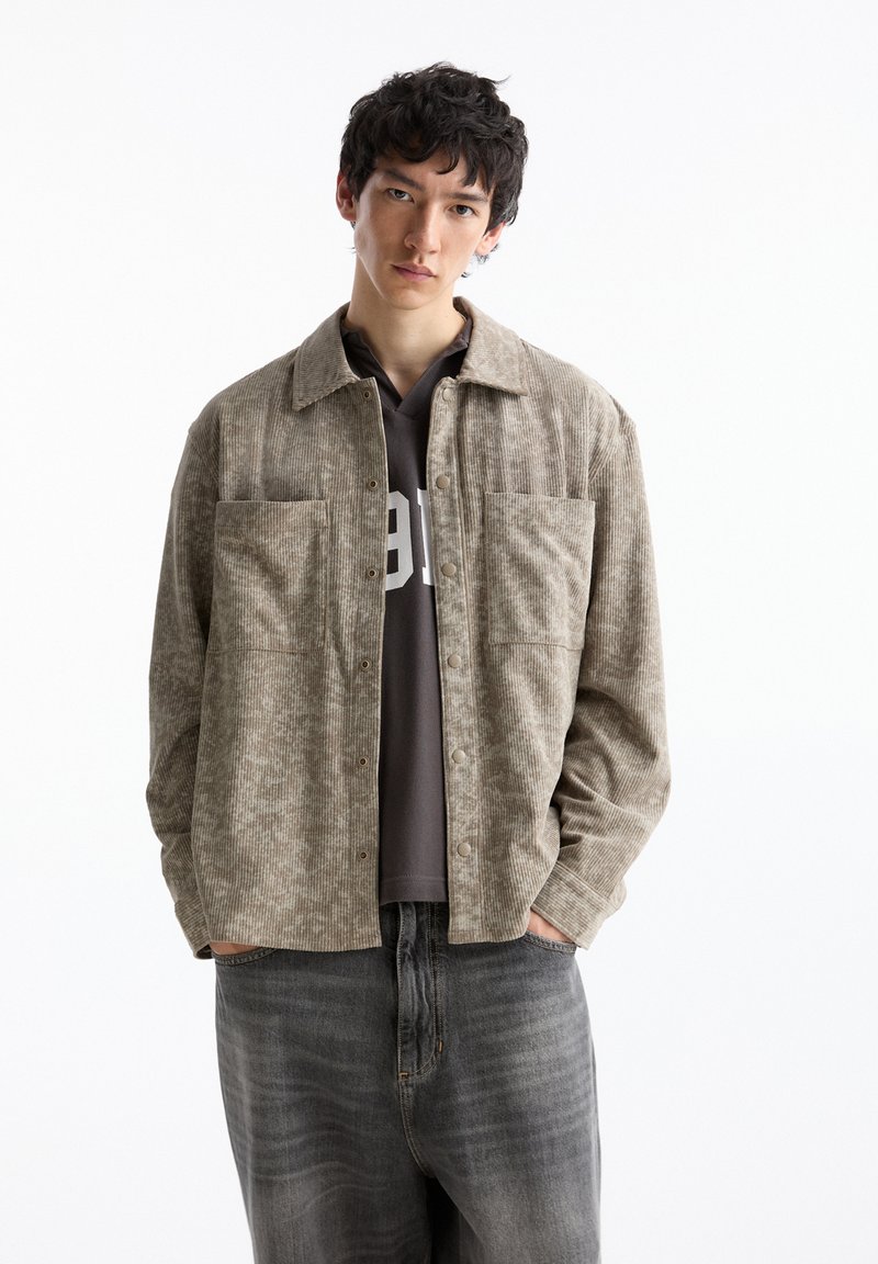 PULL&BEAR Koszula/brązowy - Zalando.pl