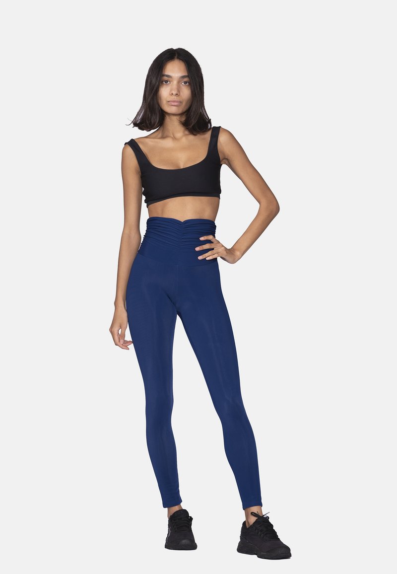 Flavia Valentini THERMAL - Legging - black/donkerblauw - Zalando.nl