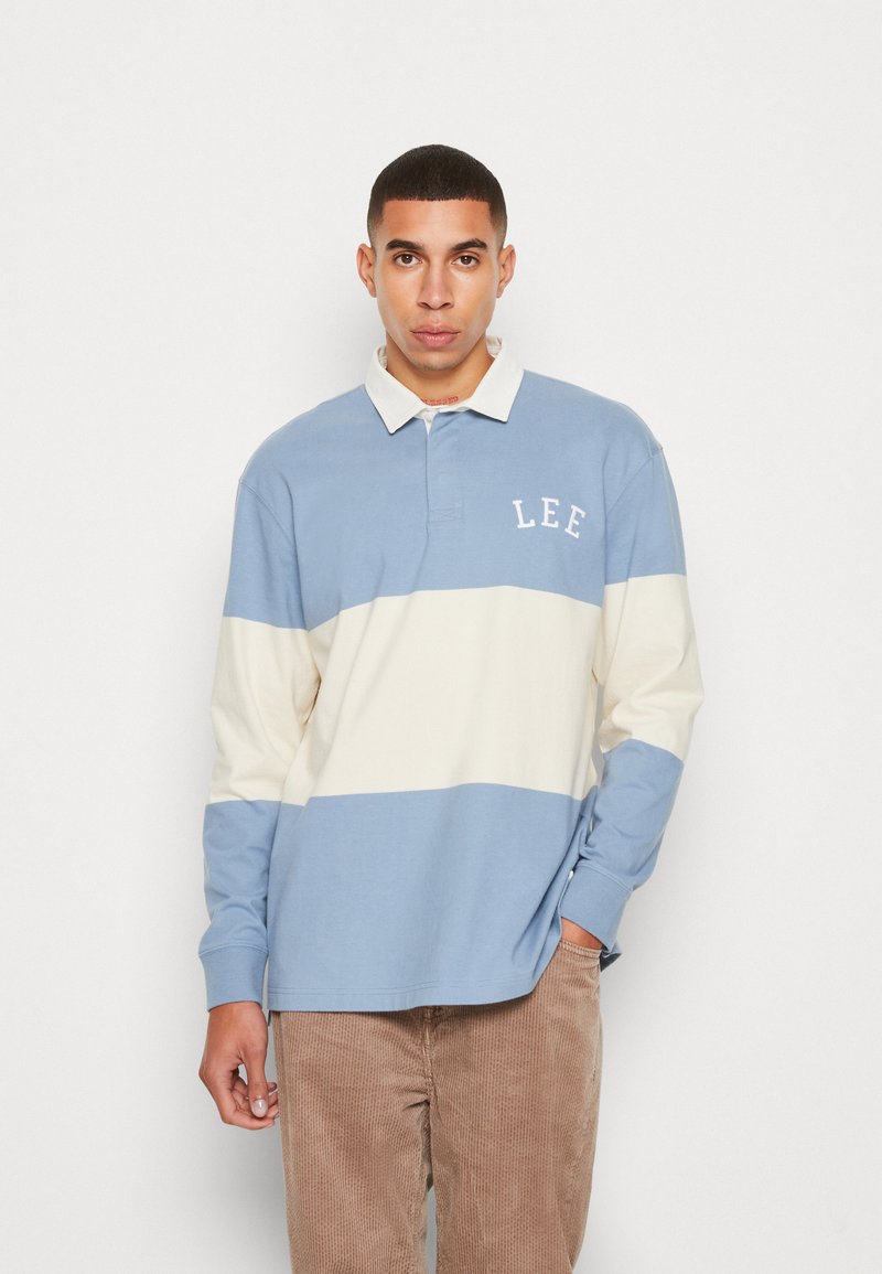Lee RUGBY TEE - Poloshirt - dreamy blue/hellblau - Zalando.de