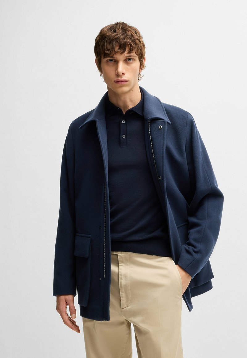 BOSS C COXTAN PATCH - Klassisk frakke - dark blue four/mørkeblå ...