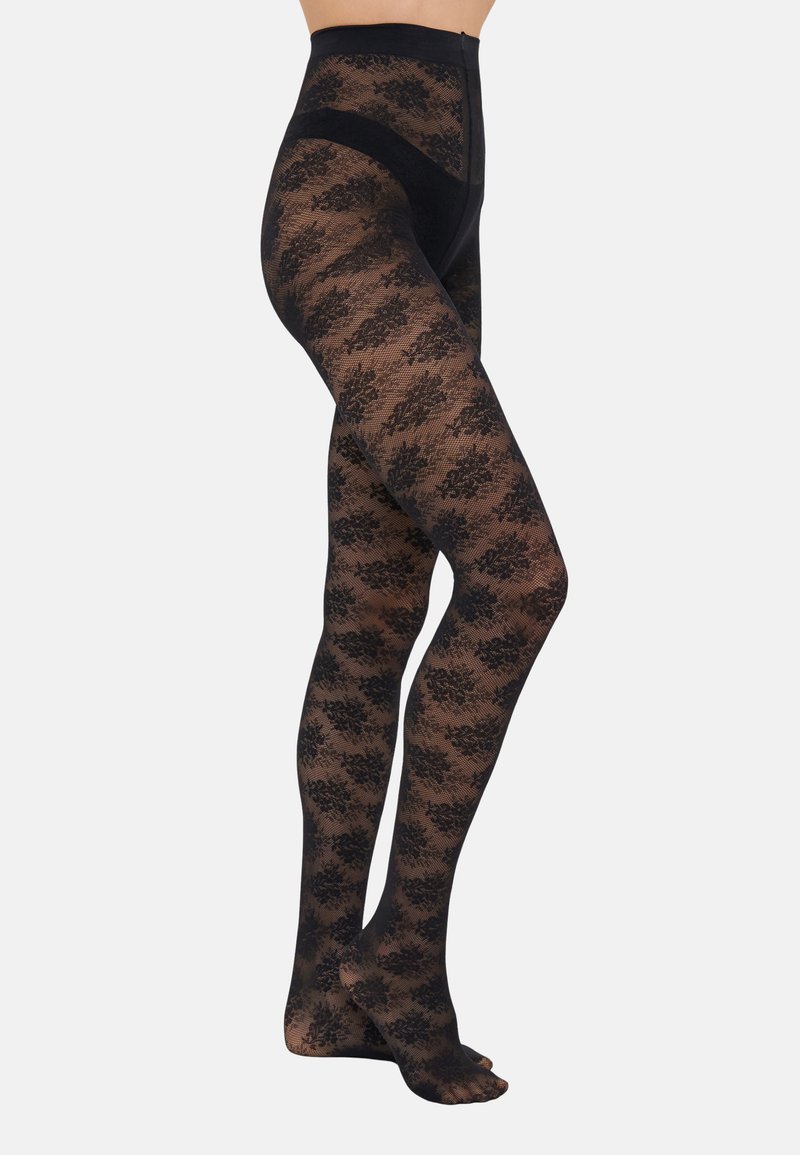 DIM LACY TIGHTS FANCY - Tights - black - Zalando.co.uk