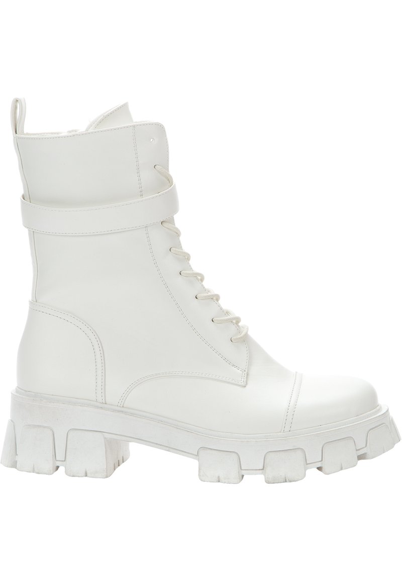 Keddo Platform ankle boots - white - Zalando.de