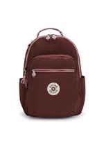 Kipling SEOUL - Rucksack - mahogany block/mottled dark brown - Zalando