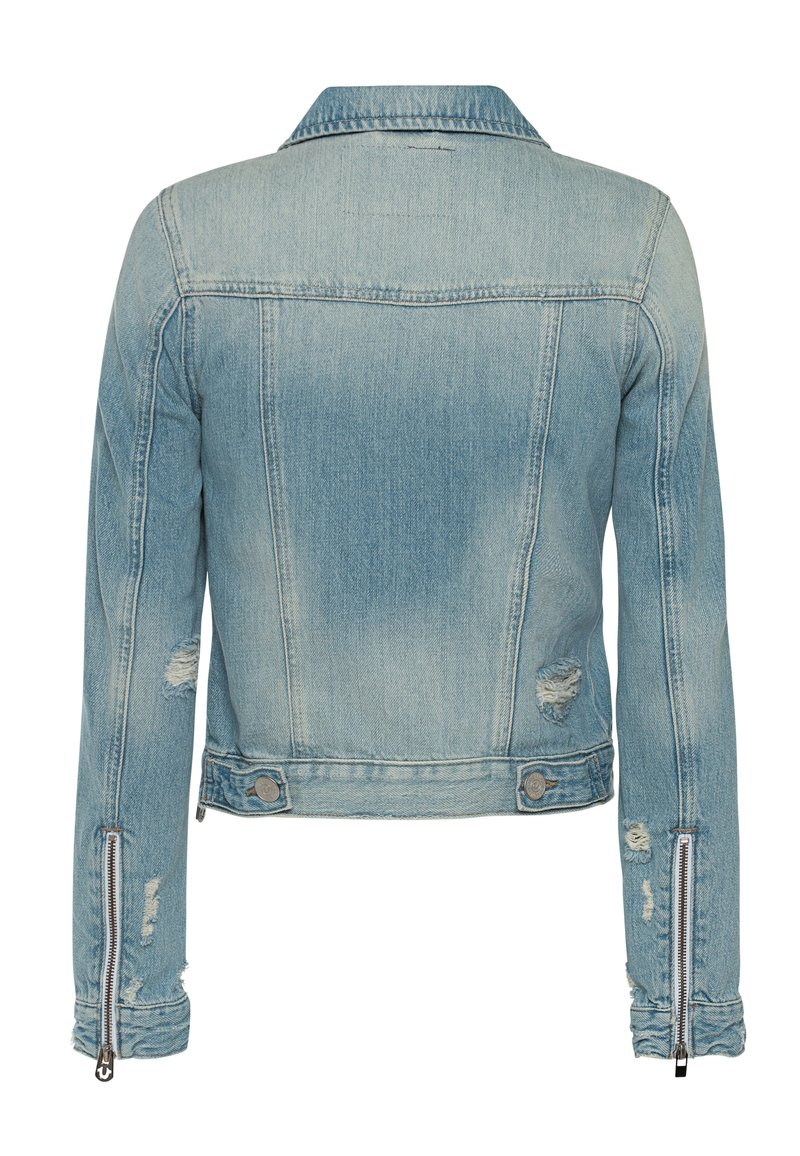 Bleached Denim Jacket Outfit