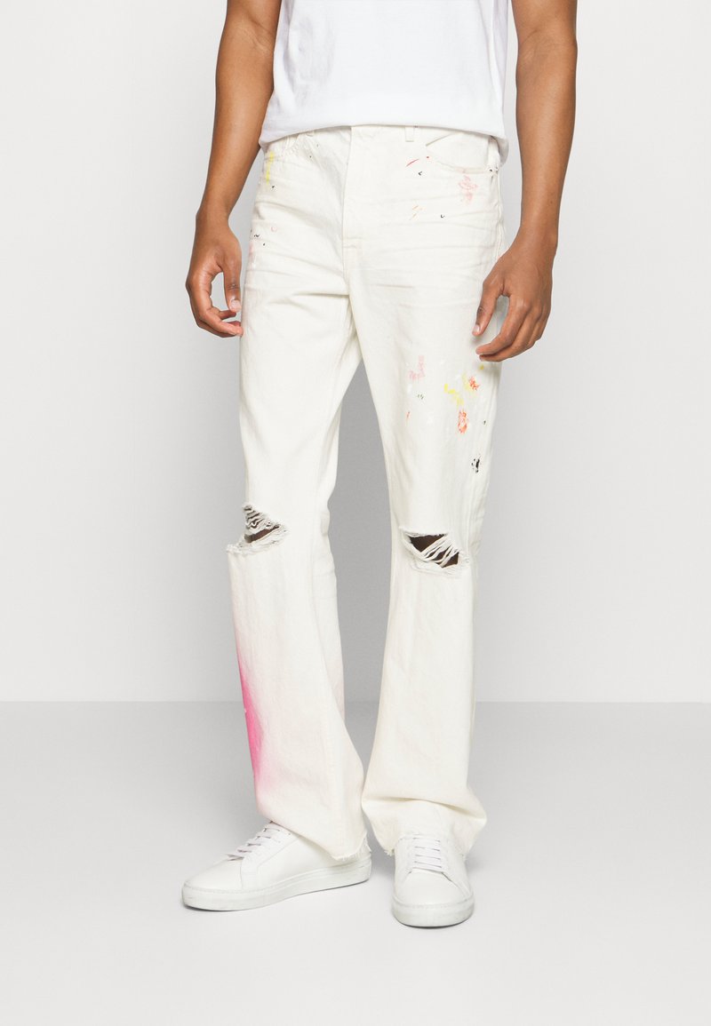 FRAME THE BOXY - Relaxed fit jeans - ecru spray/off-white - Zalando.de