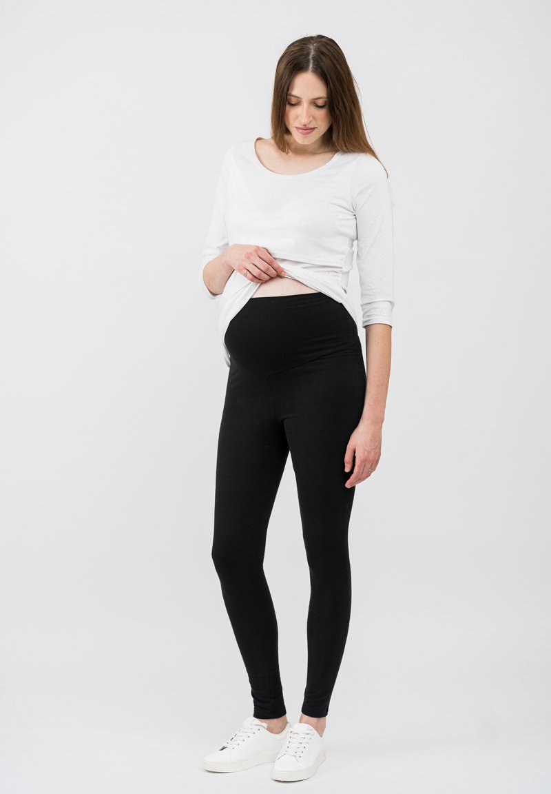 Cool Mama MATERNITY BASIC - Leggings - black/nero - Zalando.it