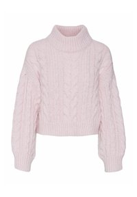 Vero Moda VMDREAM LS CROP GA EXC - Strickpullover - rose shadow/rosa - Zalando