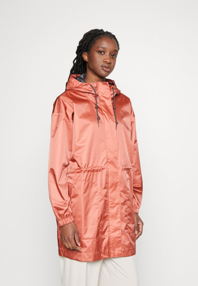 Columbia SPLASH SIDE™ JACKET - Impermeabile - dark coral/corallo ...