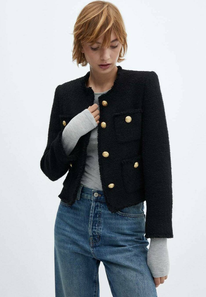 Mango WINTOUR - Blazer - black/negro - Zalando.es